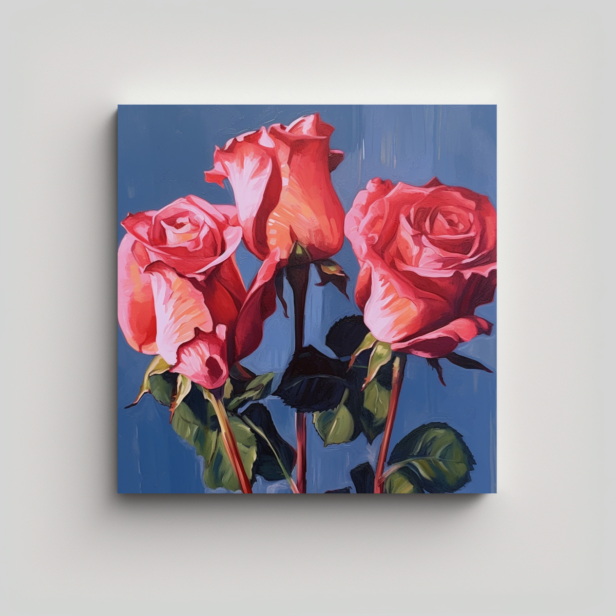 Cuadro Decorativo Alta Resolución Rosa Acrílico - DecoCuadros