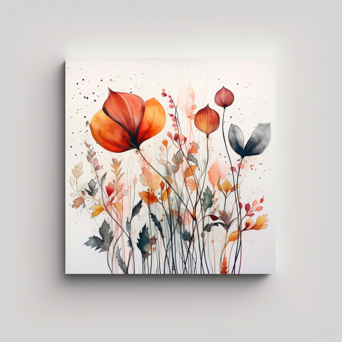 Cuadro Equilibrio Botanical - Arte Bohemio Minimalista: Naturaleza Viva ...