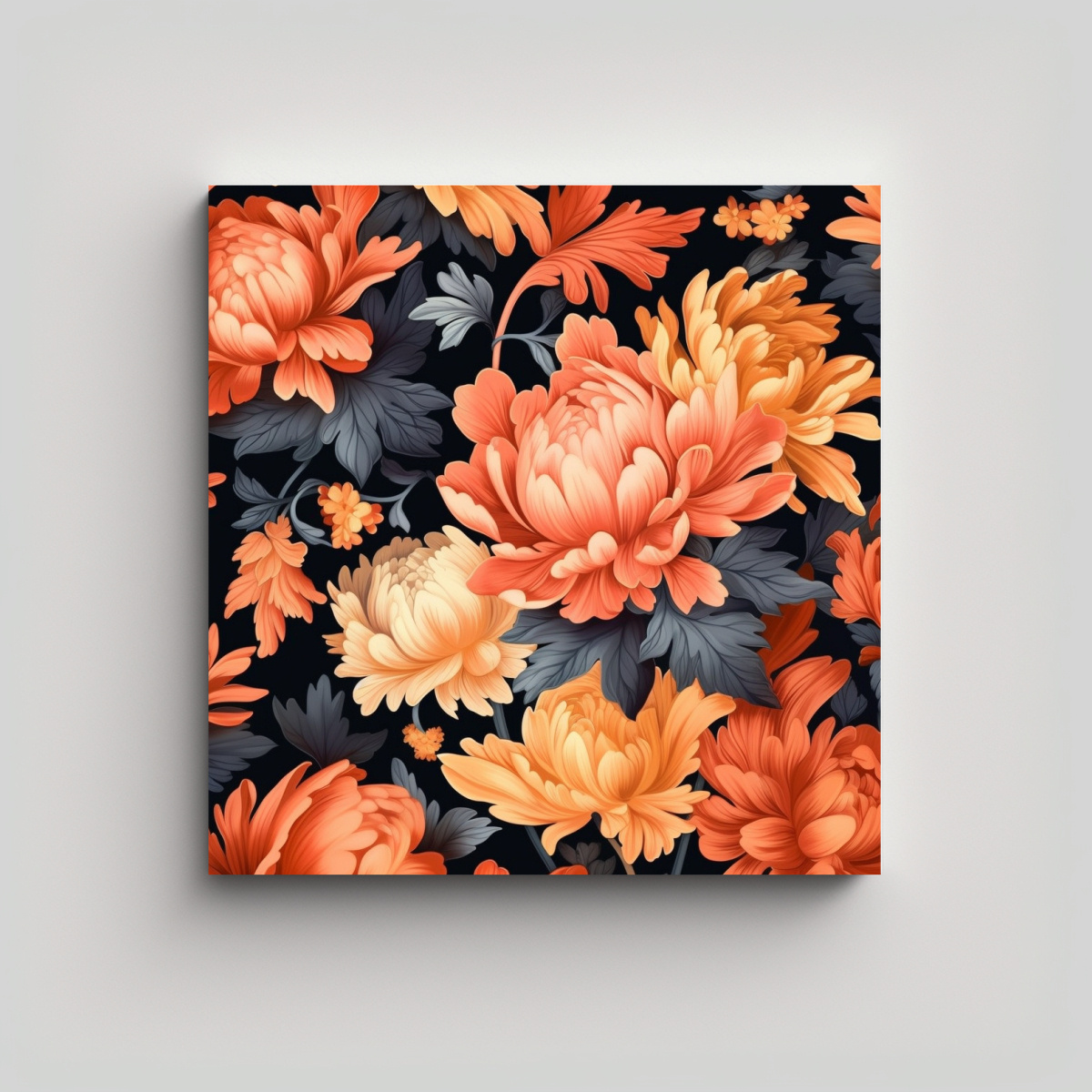 Arte De Pared Floral: Hermosos Patrones Para Baño - DecoCuadros