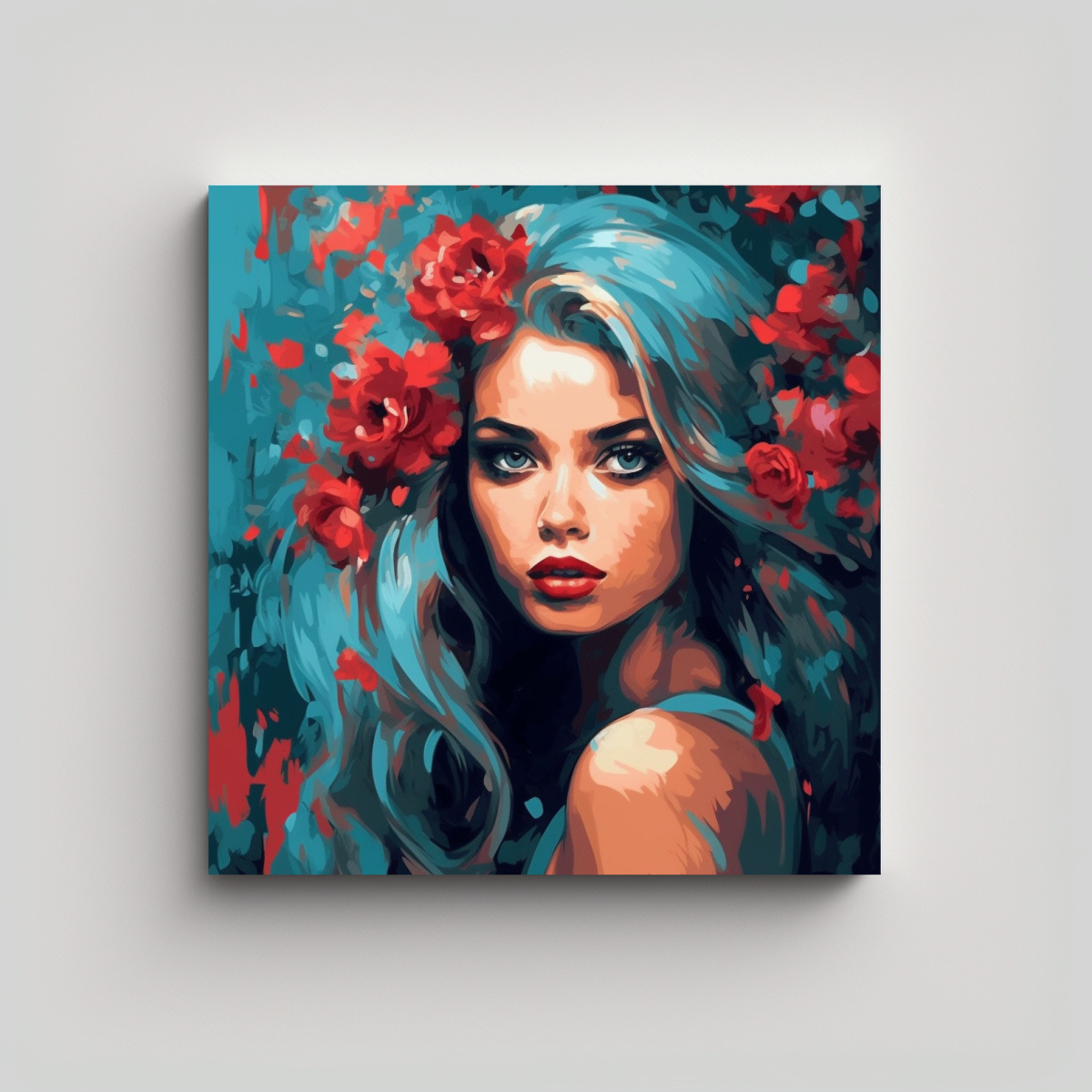 Arte De Pared Moderno: Vida En Colores Con Kit De Pintura Por Números ...