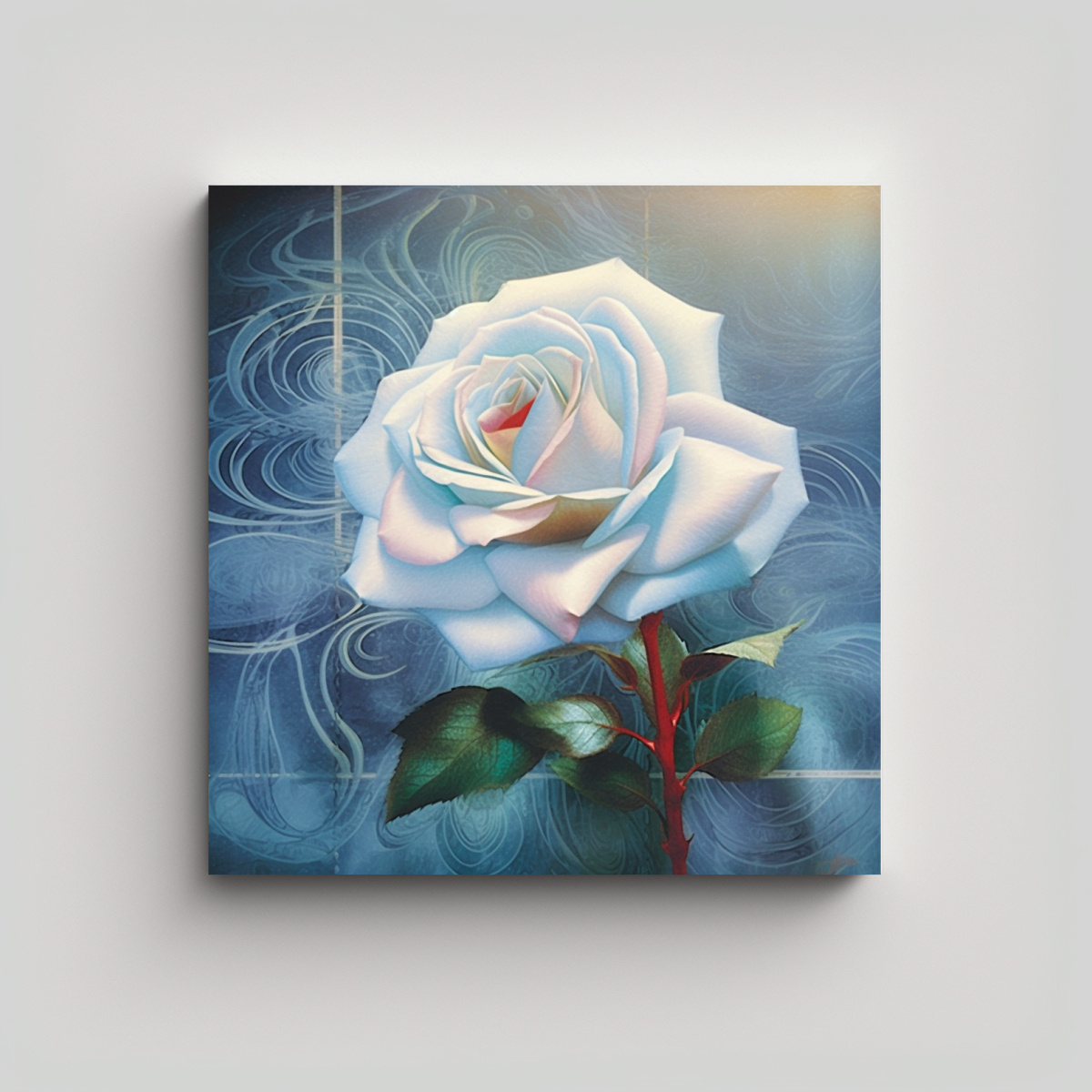 Cuadro Arte Mural Prog Rock Rojo Rosa Vitalidad Cuadro Alta Calidad ...