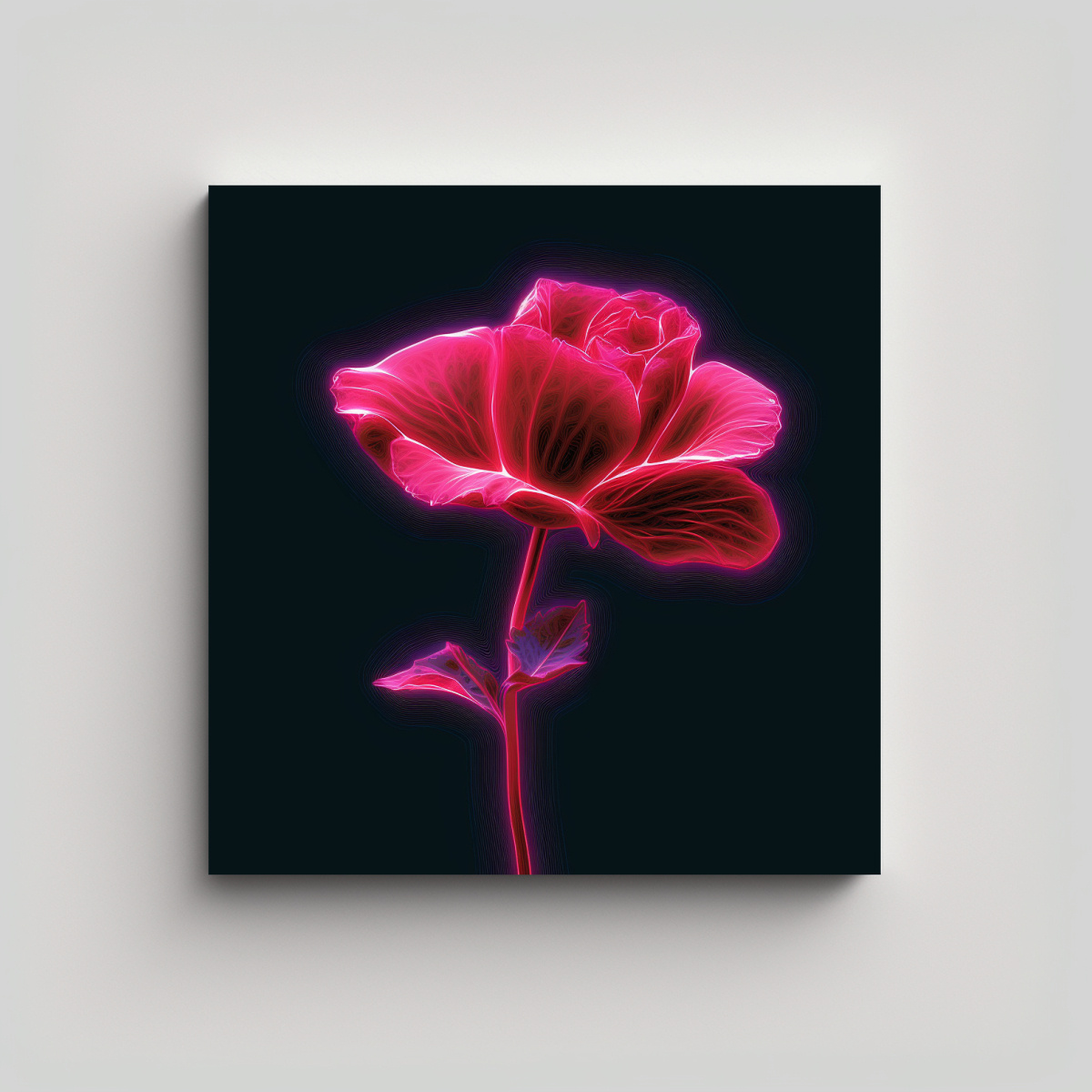 Cuadro Decorativo De Alta Calidad: Sensibilidad Artística En Imagen De Rosa - Decocuadros