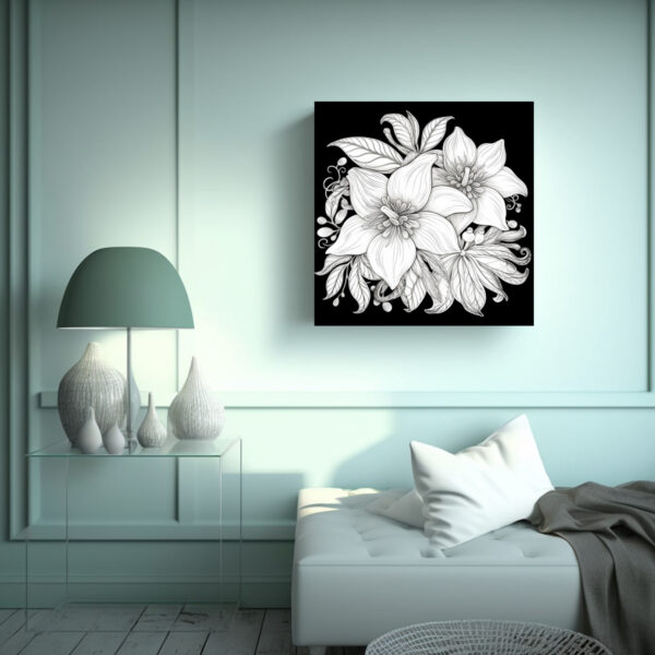 Cuadro Abstracto Enigmático Y Blanco Y Negro - DecoCuadros