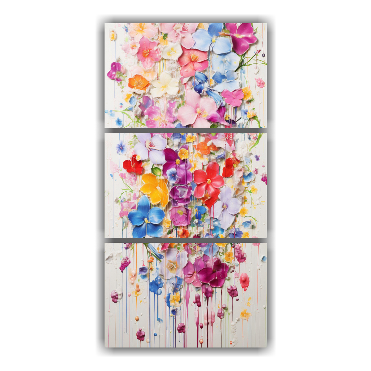 Cuadro Acrílico Blanco Con Pintura Decorativa Para Cocina - Decocuadros