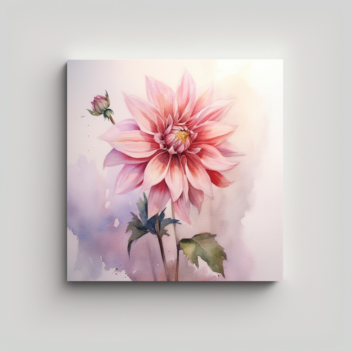 Cuadro Decorativo De Flores En Acuarela - DecoCuadros