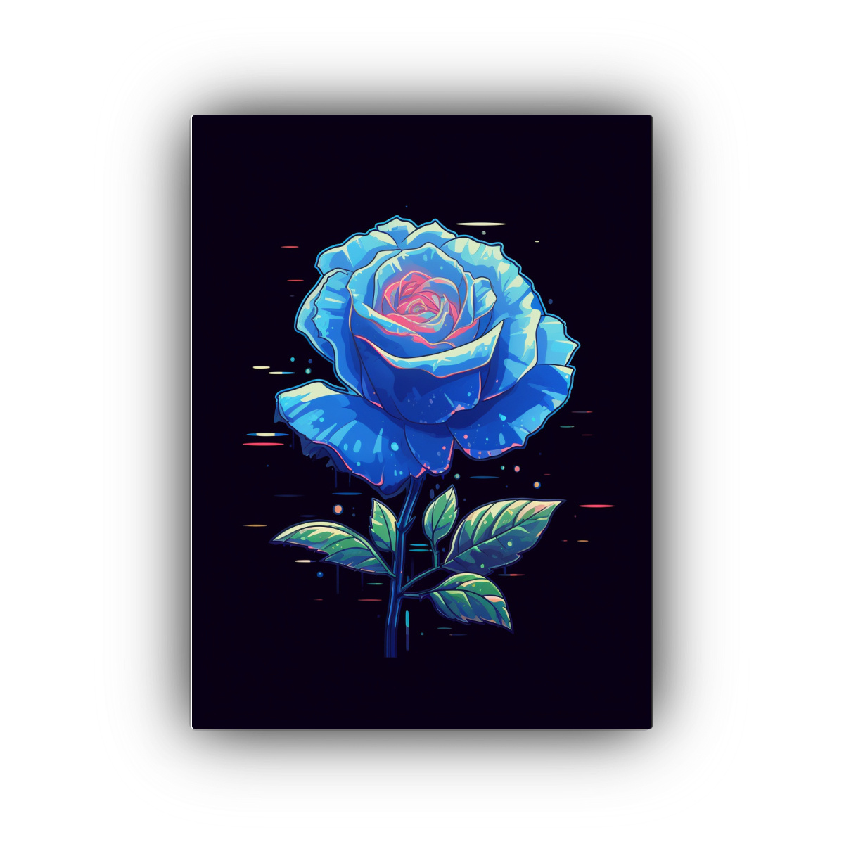 Cuadro Decorativo De Pixel Art Estilo Ocho Bits En Lienzo, Colores ...