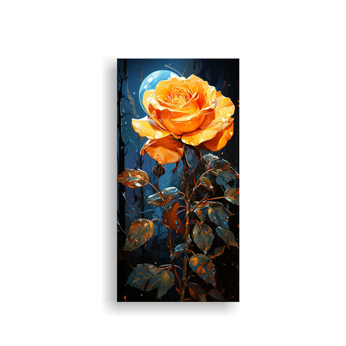 Cuadro Pop Arte Exclusivo Rosa Amarilla Brillante - DecoCuadros