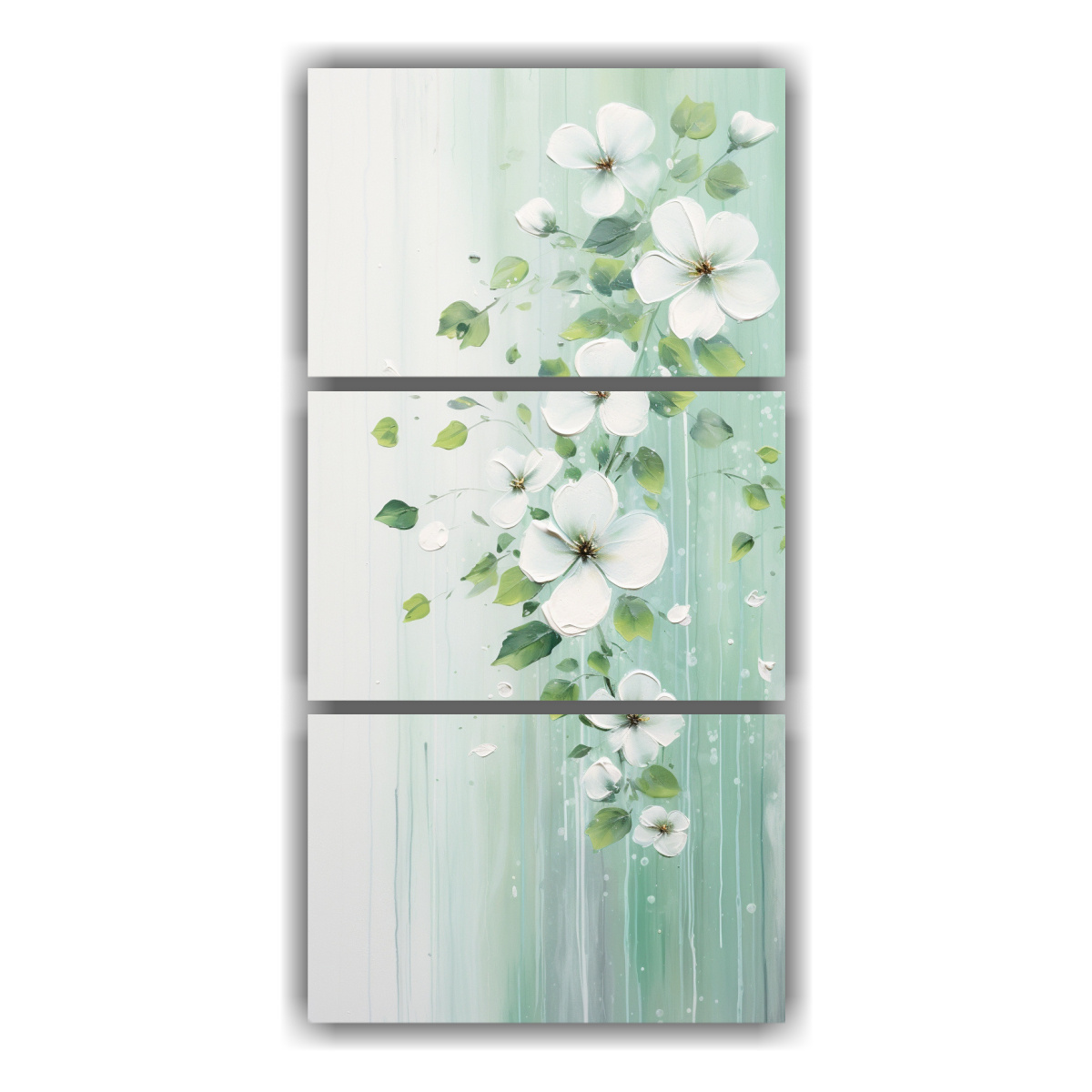 Cuadros Abstractos De Colores Acrílicos En Blanco | DecoCuadros