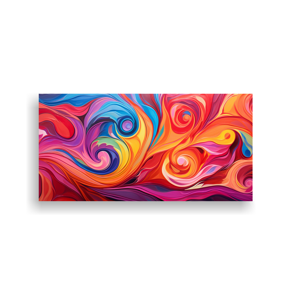 Cuadros Decorativos Abstractos Canva Horizontal Poder Con Patrones ...