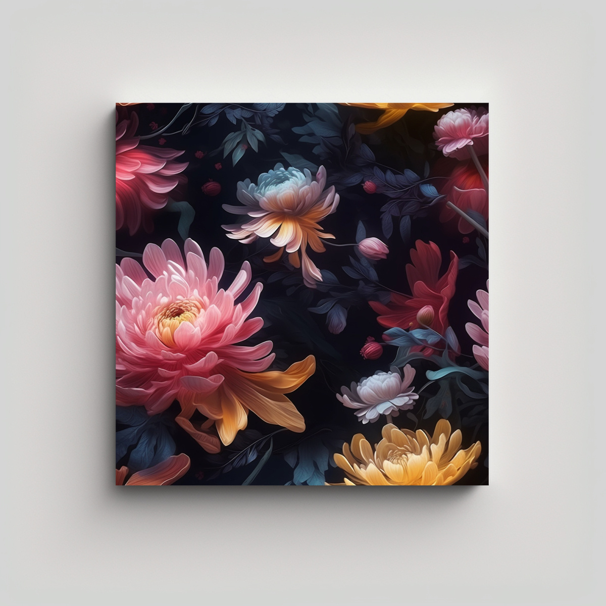 Cuadros Decorativos Vintage De Flores En Detalle Cinematográfico - DecoCuadros