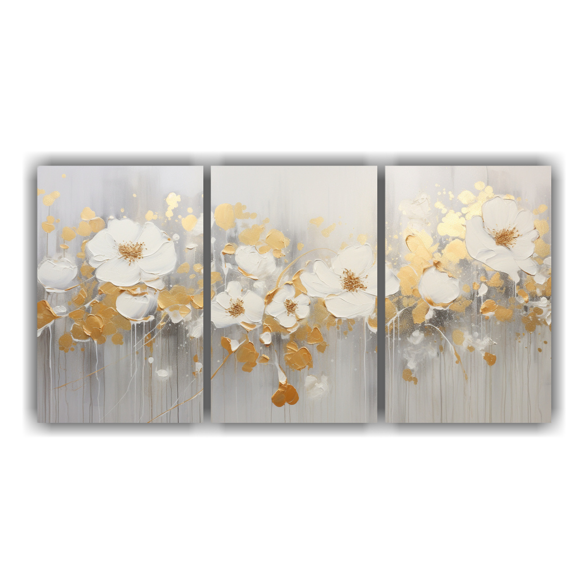 Cuadros Multicolor Líneas Finas Pintura Acrílica Seamless | DecoCuadros