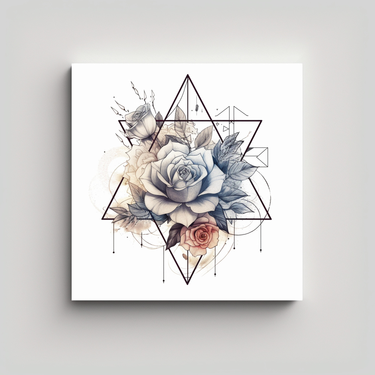 Cuadros Decorativos Con Diseños De Tatuajes Modernos Y Minimalistas - Decocuadros