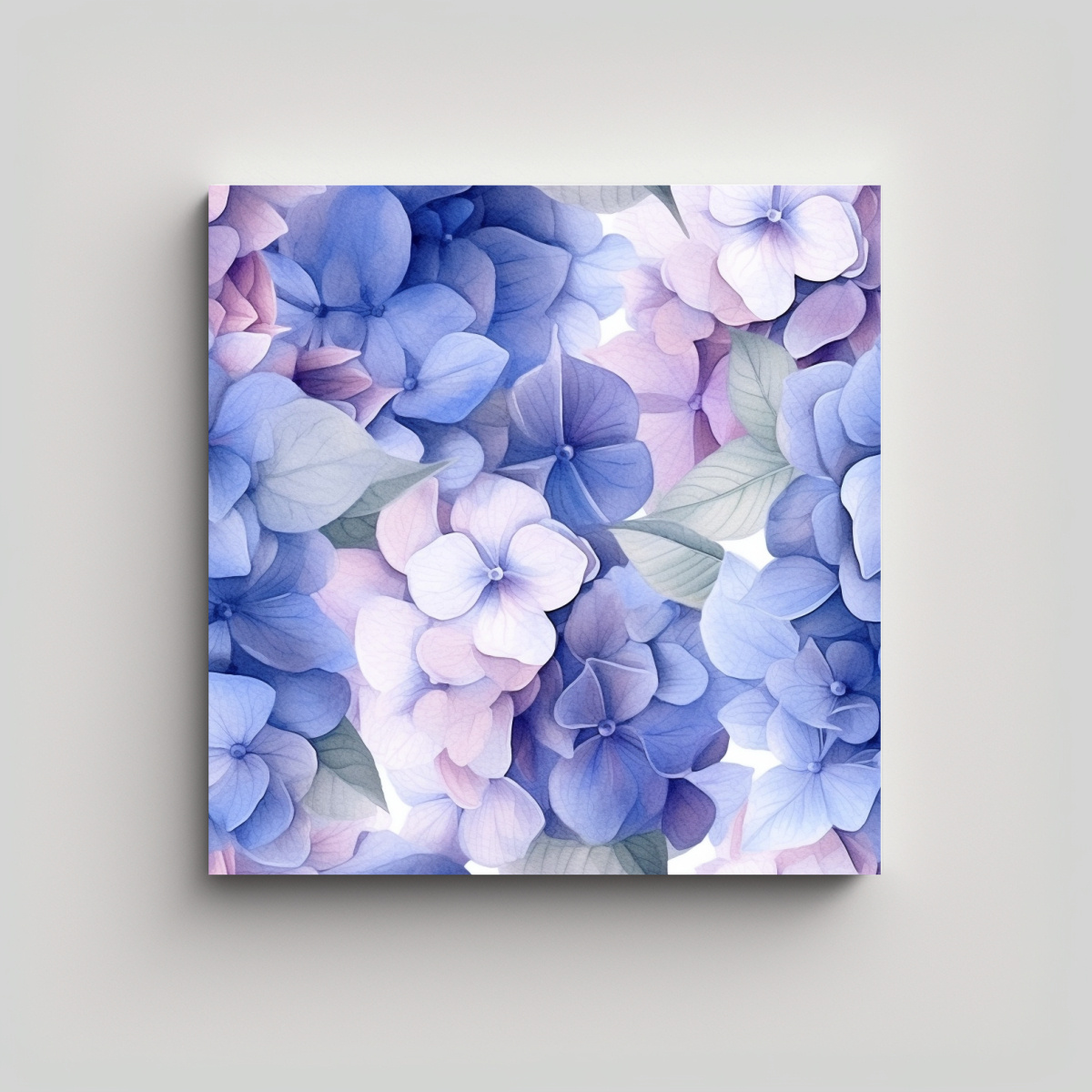 Cuadros Decorativos De Hortensias Acuarela - DecoCuadros