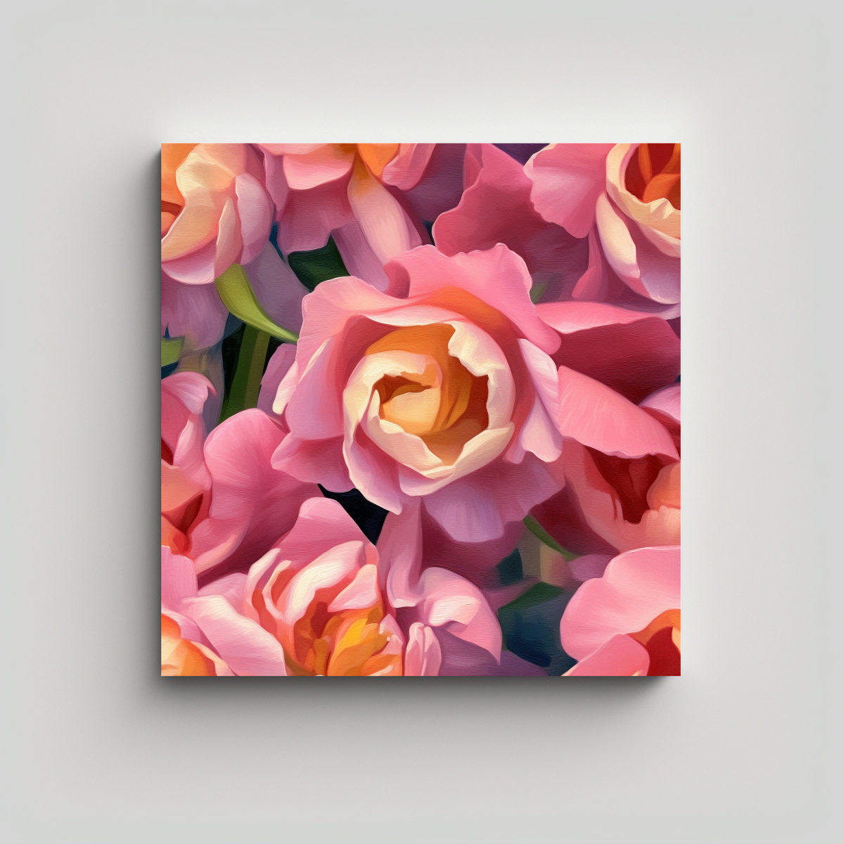 Cuadro Decorativo De Rosas Realistas Con Detalles íntegros - Compra Online - Decocuadros