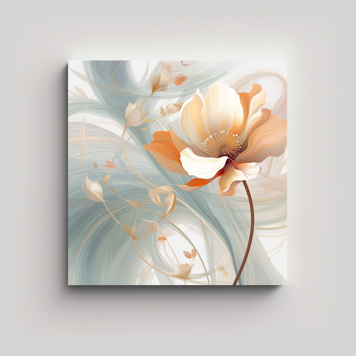 Lienzo Abstracto Digital Decorativo Elegante Arte De Calidad - Decocuadros