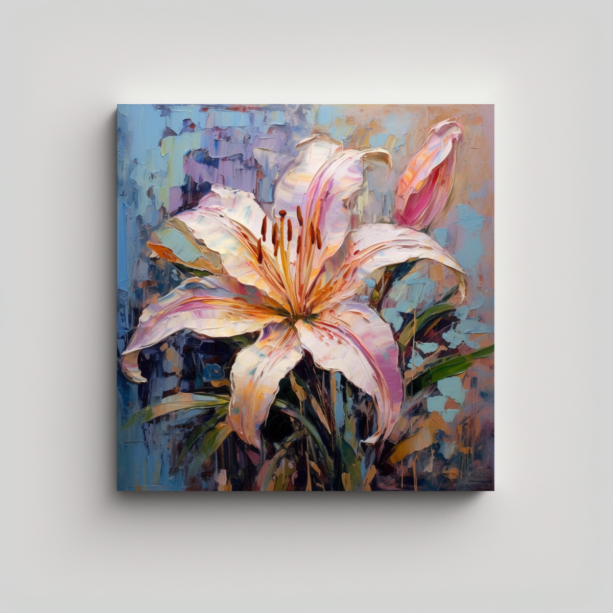 Lienzo Vintage Fantasía Lily Estilo Erin Hanson Nicolas Stael - Decocuadros