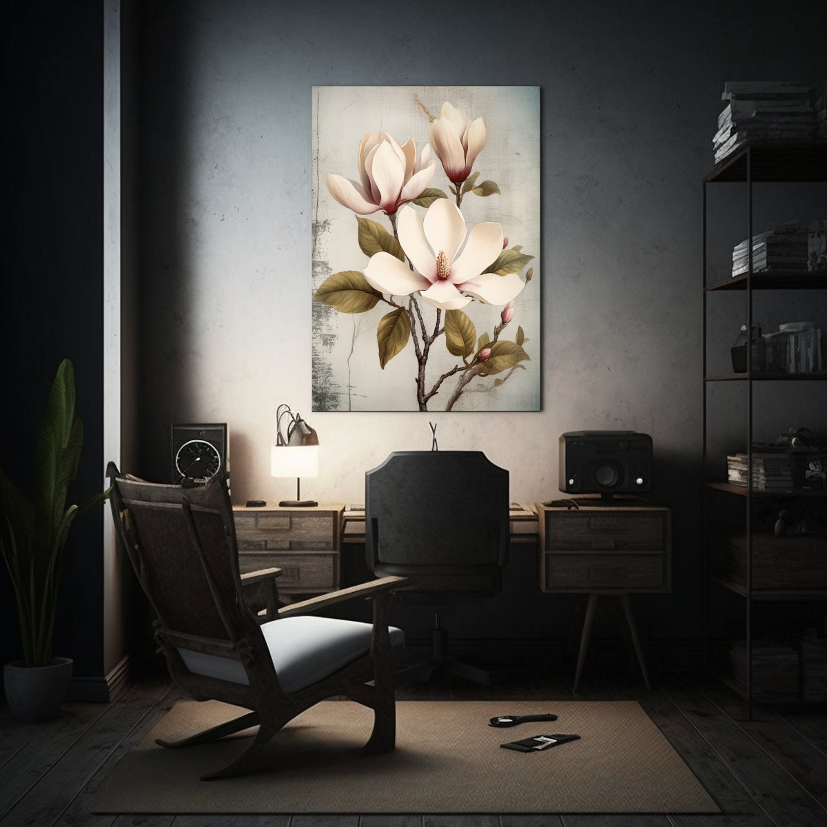 Compra Cuadros Decorativos De Magnolias Rosadas Y Blancas En DecoCuadros