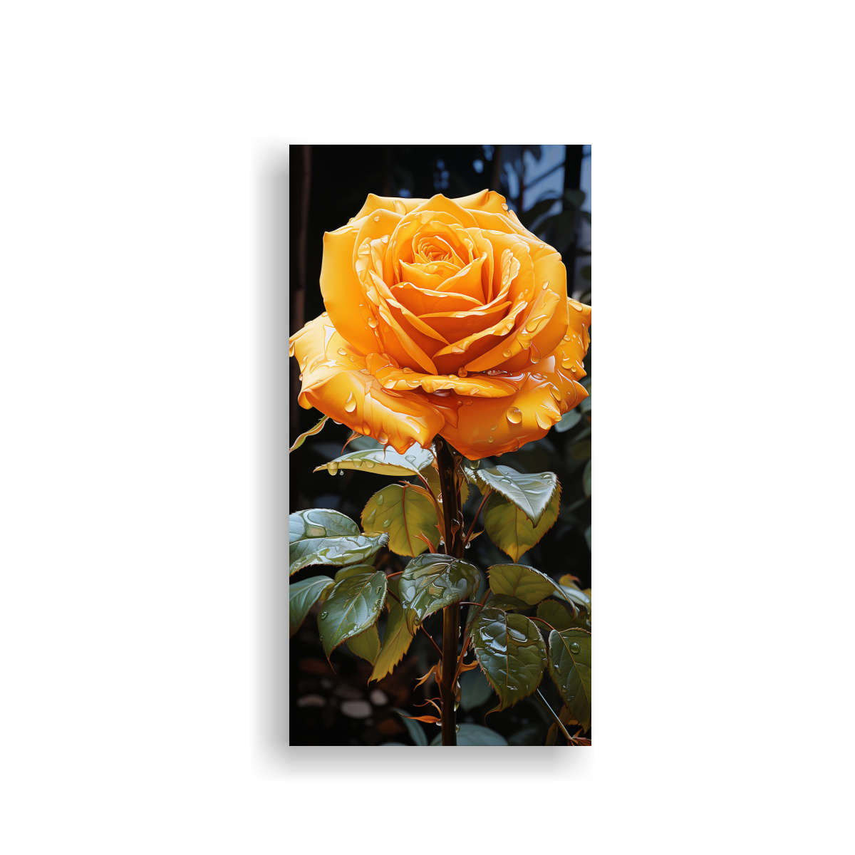 Pintura Decorativa De Rosa Amarilla Con Detalles Intrincados En Estilo Pop Art En Canva Creativa ...