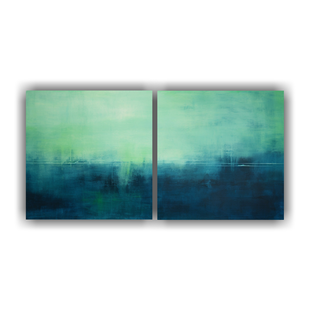 Cuadro Diptico Movimiento Para Comedor De Mark Rothko - DecoCuadros