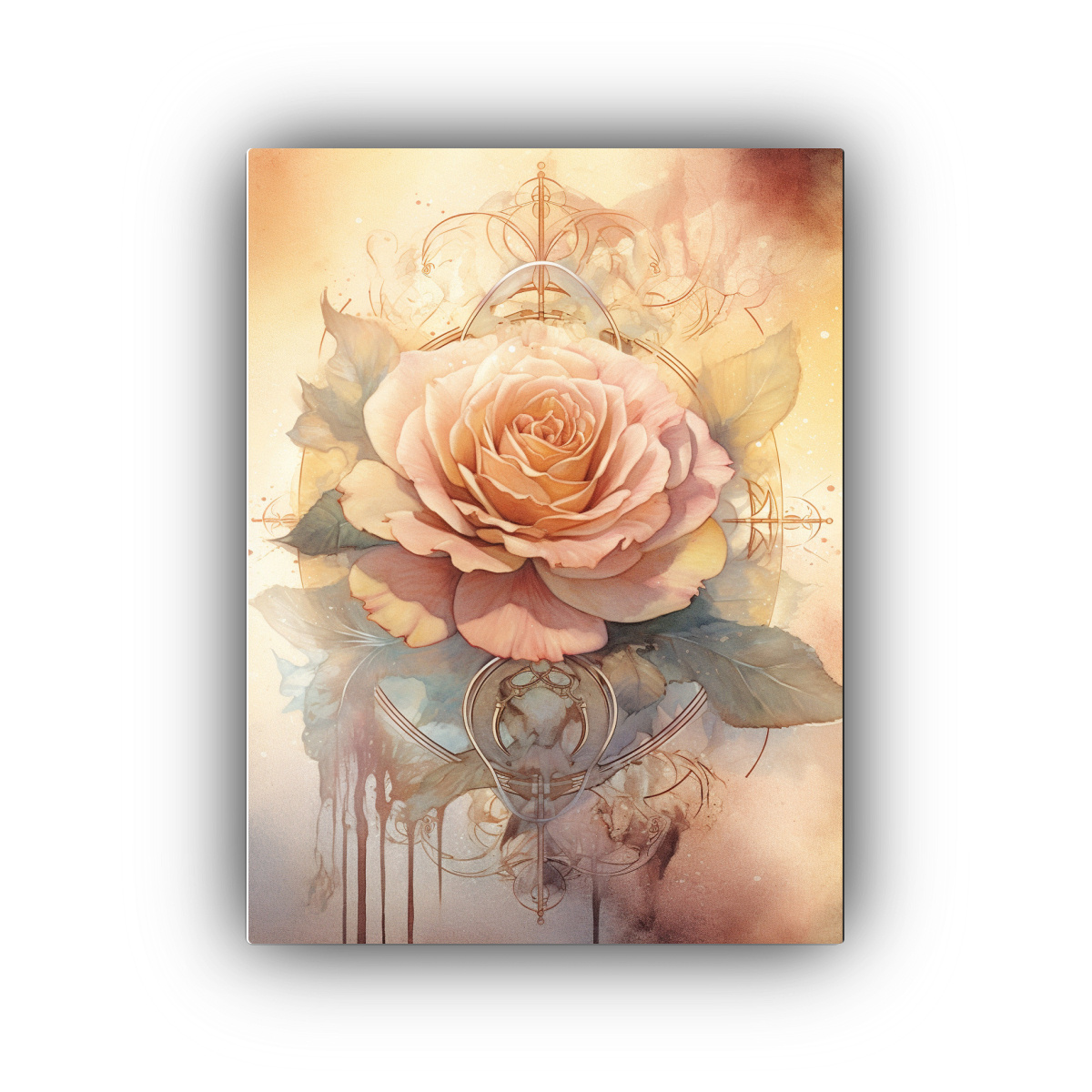 DecoCuadros - Cuadros Decorativos De Fantasía Acuarela Detallada