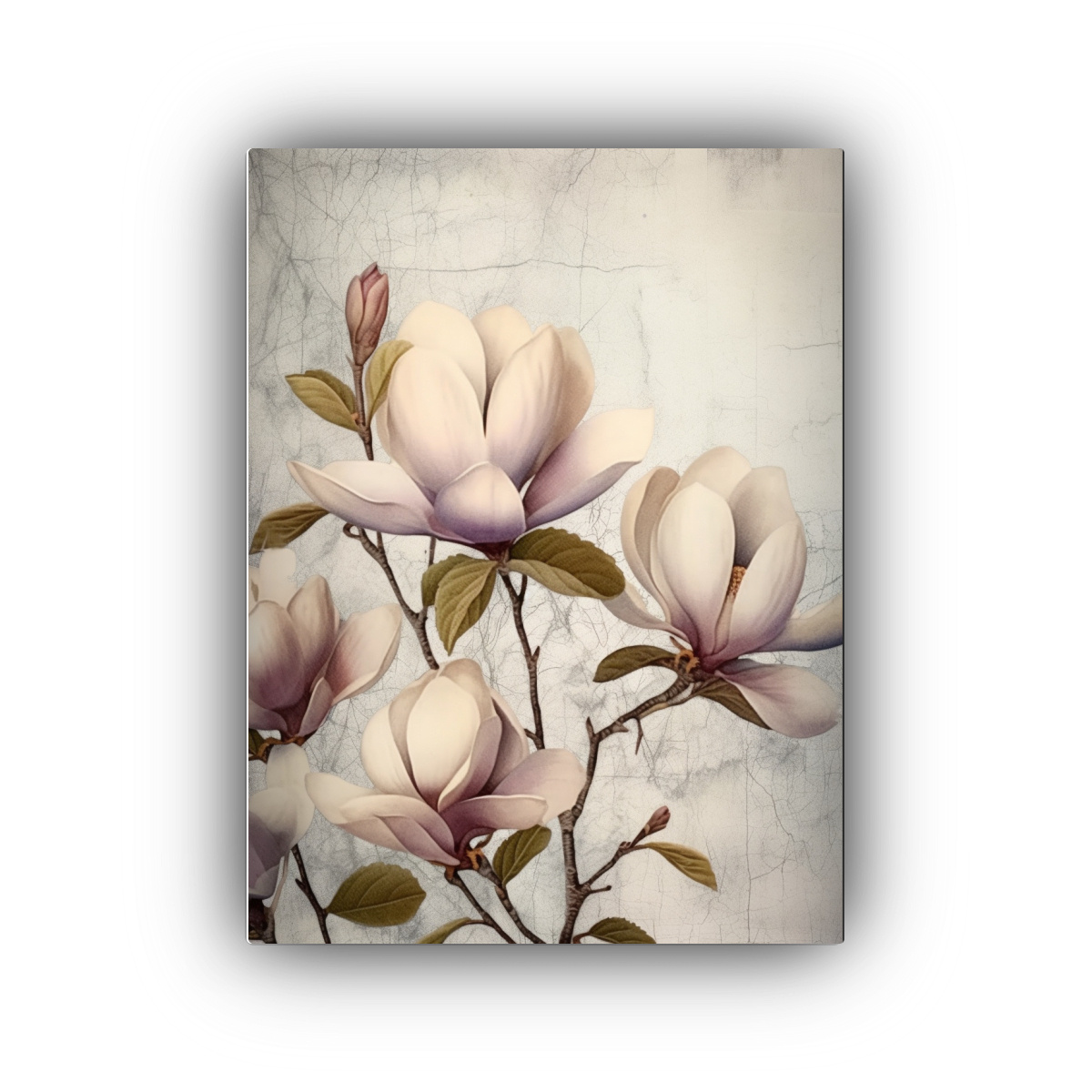 Cuadro Decorativo GOTHic De Lavanda Y Magnolias En DecoCuadros