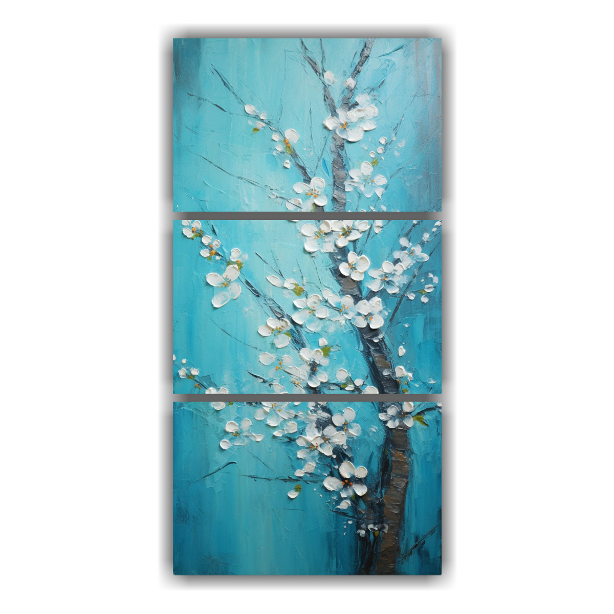 Pintura En Lienzo De Cerezos Turquesa, Arte Espectacular - Compra ... Pintura En Lienzo De Cerezos Turquesa, Arte Espectacular - Compra ...