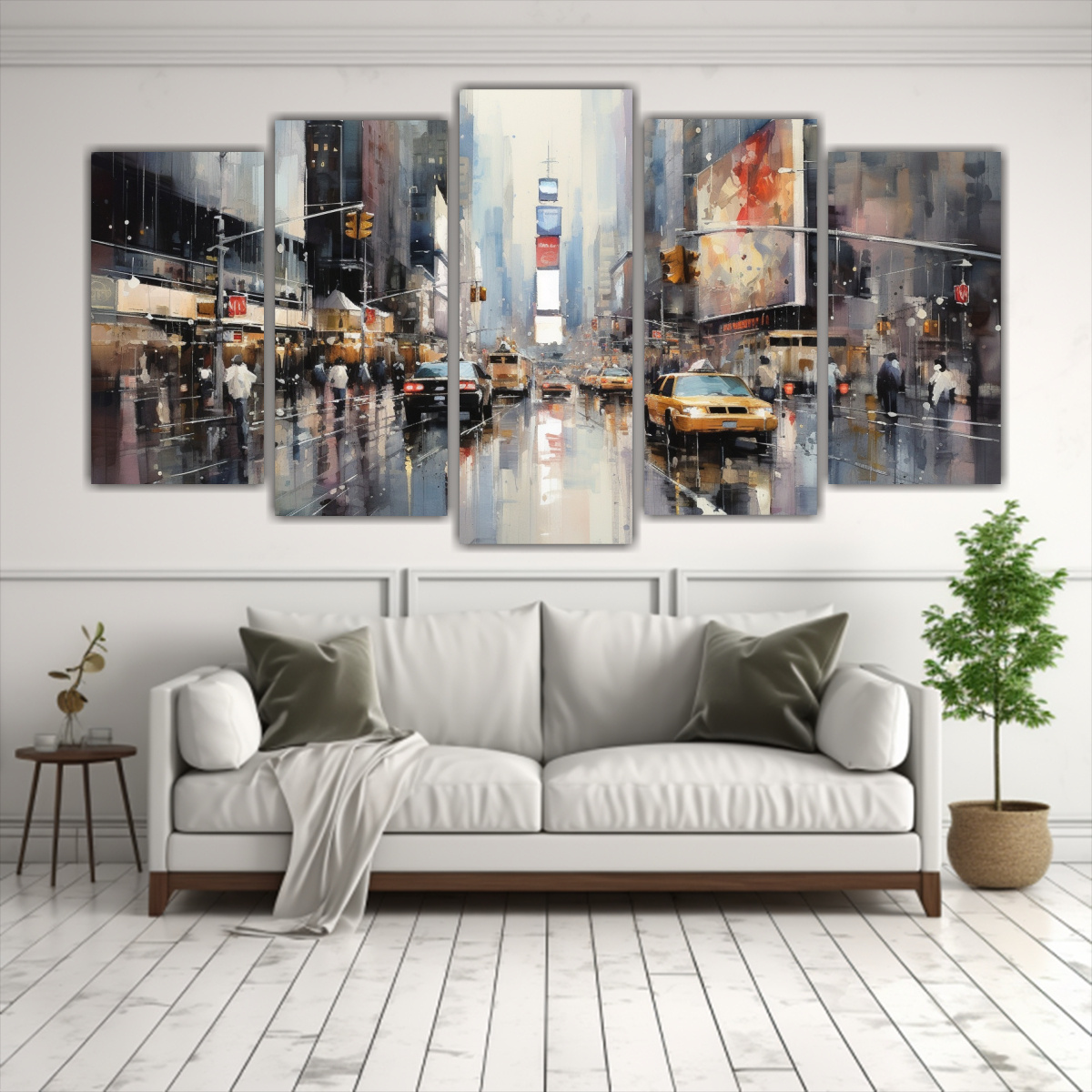 Cuadro Decorativo Pinturas Cinco Artes Colores Personalidad Estilo Gris ...