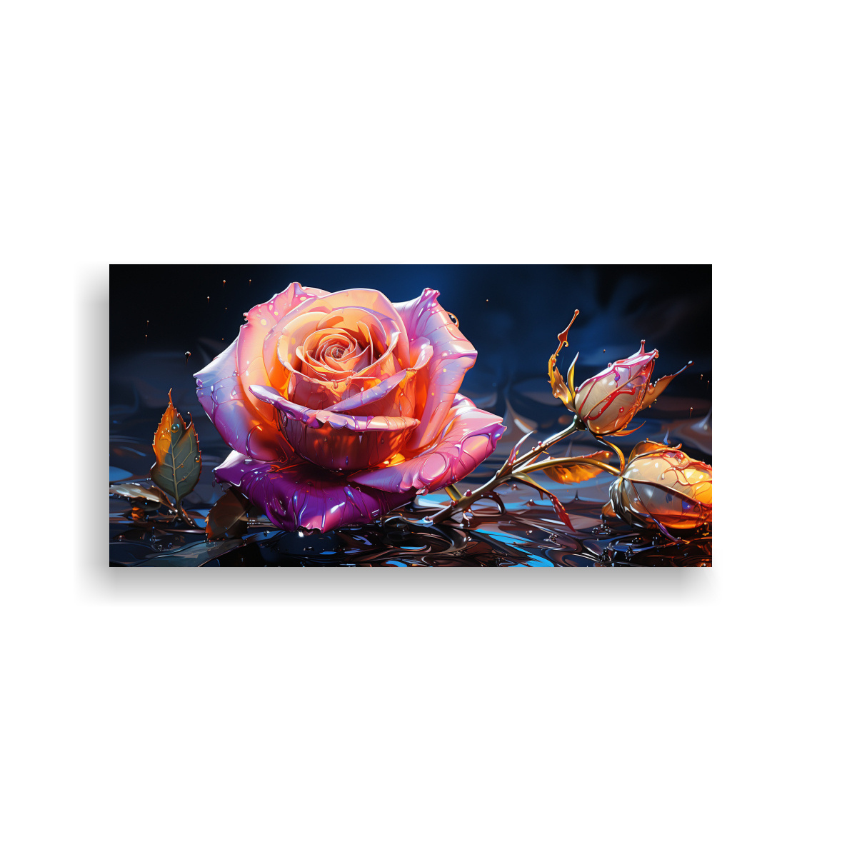 Cuadros Decorativos Canva Calidos Ambiente Rosa Estallido De Arte Pop - DecoCuadros