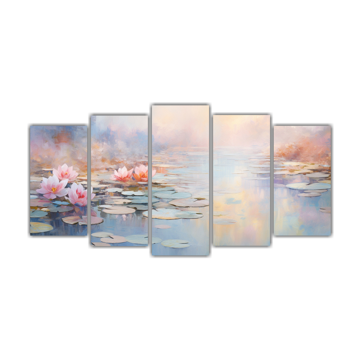 Pinturas Decorativas De Alta Calidad, Fusión Abstracta De Impressionismo Y Paleta De Colores ...