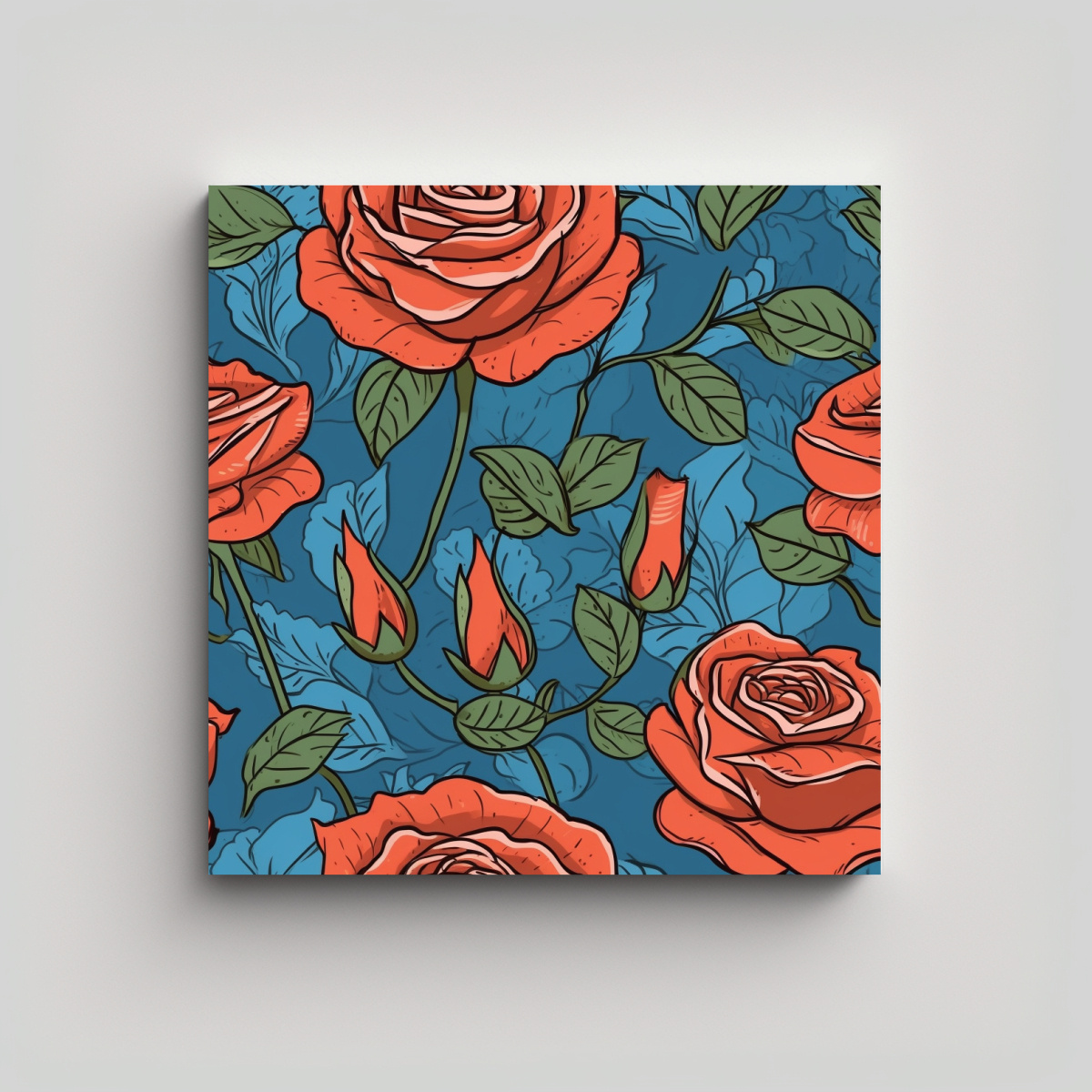 Lienzo Sublimado Con Detalles De Rosas En Hiperrealismo - Compra Online - Decocuadros