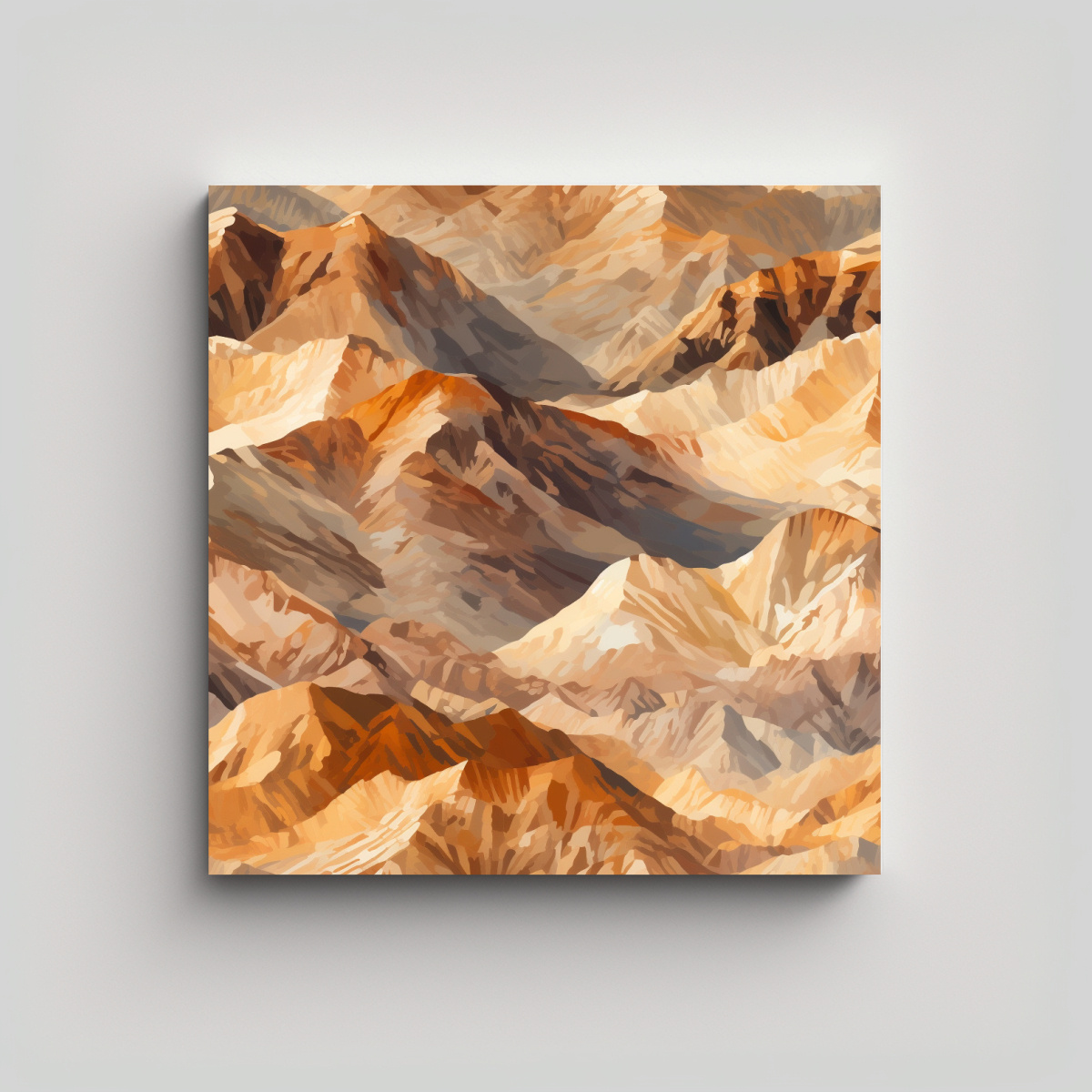 1 Cuadro Cuadrado Pintura Realista Detallada De Una Enigmática ...