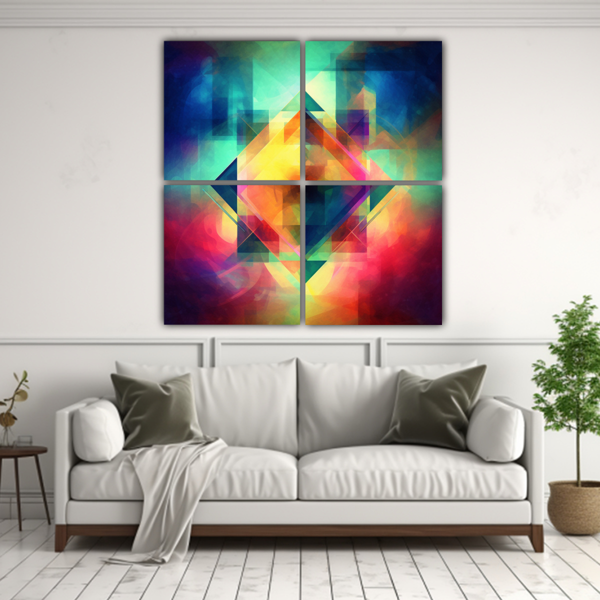 Cuadro De Arte De Pared Espectacular Majestuosas En Un Cuadrado ...