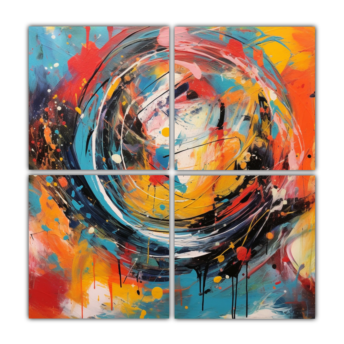 Cuadros Decorativos Inspiradores De 4 Lienzos únicos Más Allá De La ...