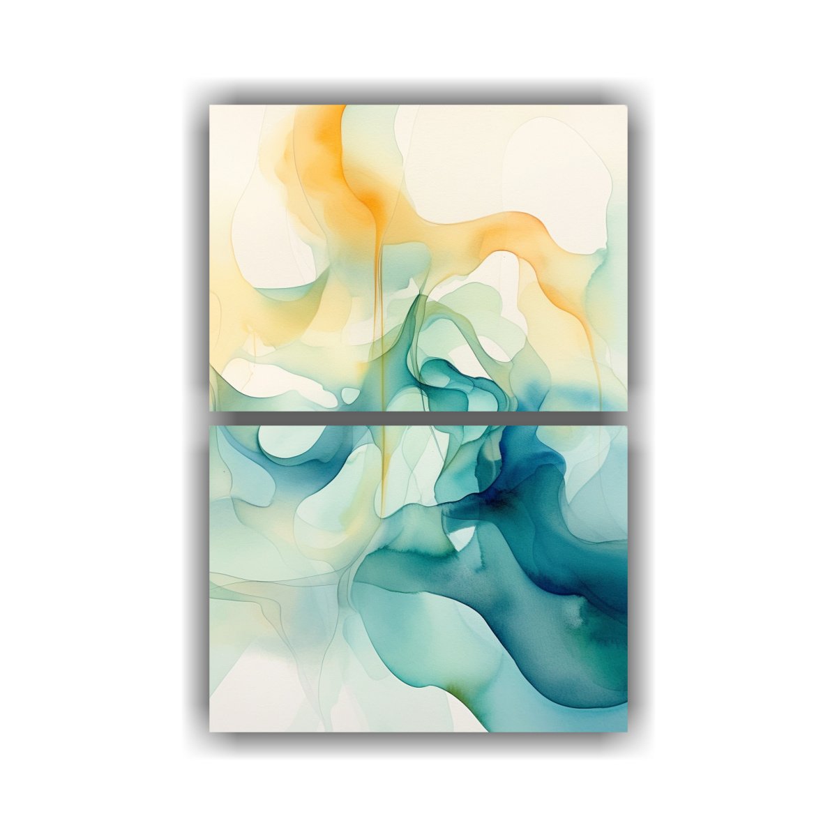 Cuadro Abstracto Moderno Poder: Diseño Que Inspira Calma Con Líneas ...