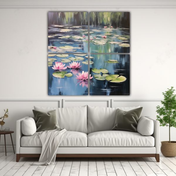 Cuadro De Tela Con Patrón Intenso Y Exuberante - DecoCuadros