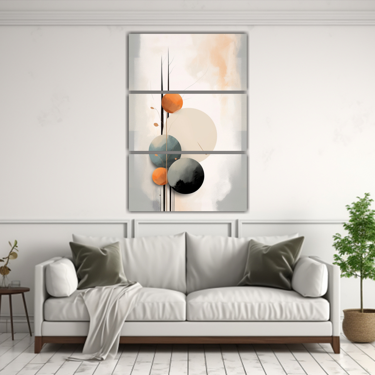 Cuadro Minimalista Diseño Temática Boho En Colores Suaves Y Contraste ...