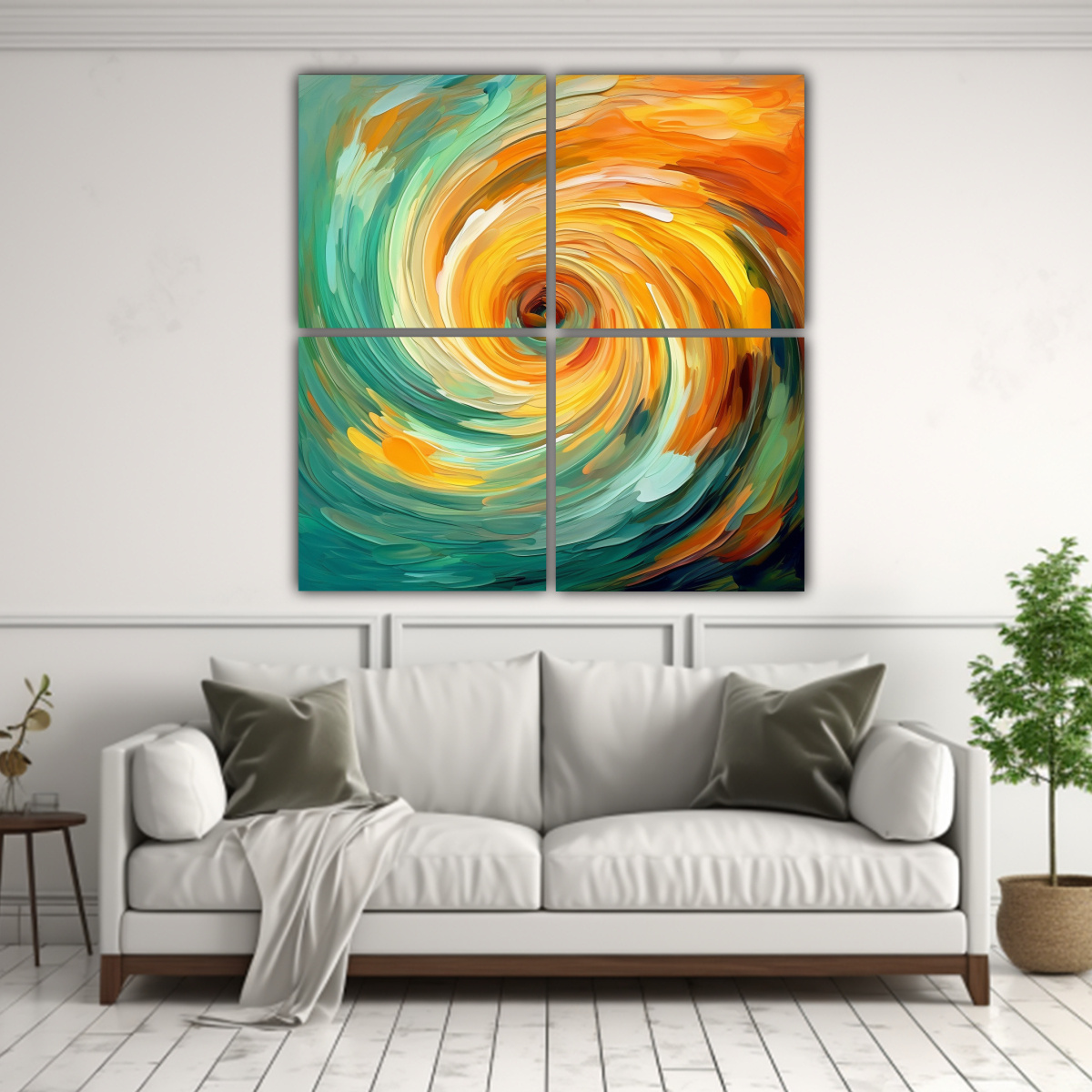 Cuadros Abstractos Coloridos Vitalidad Con Giro - Compra Los Mejores ...