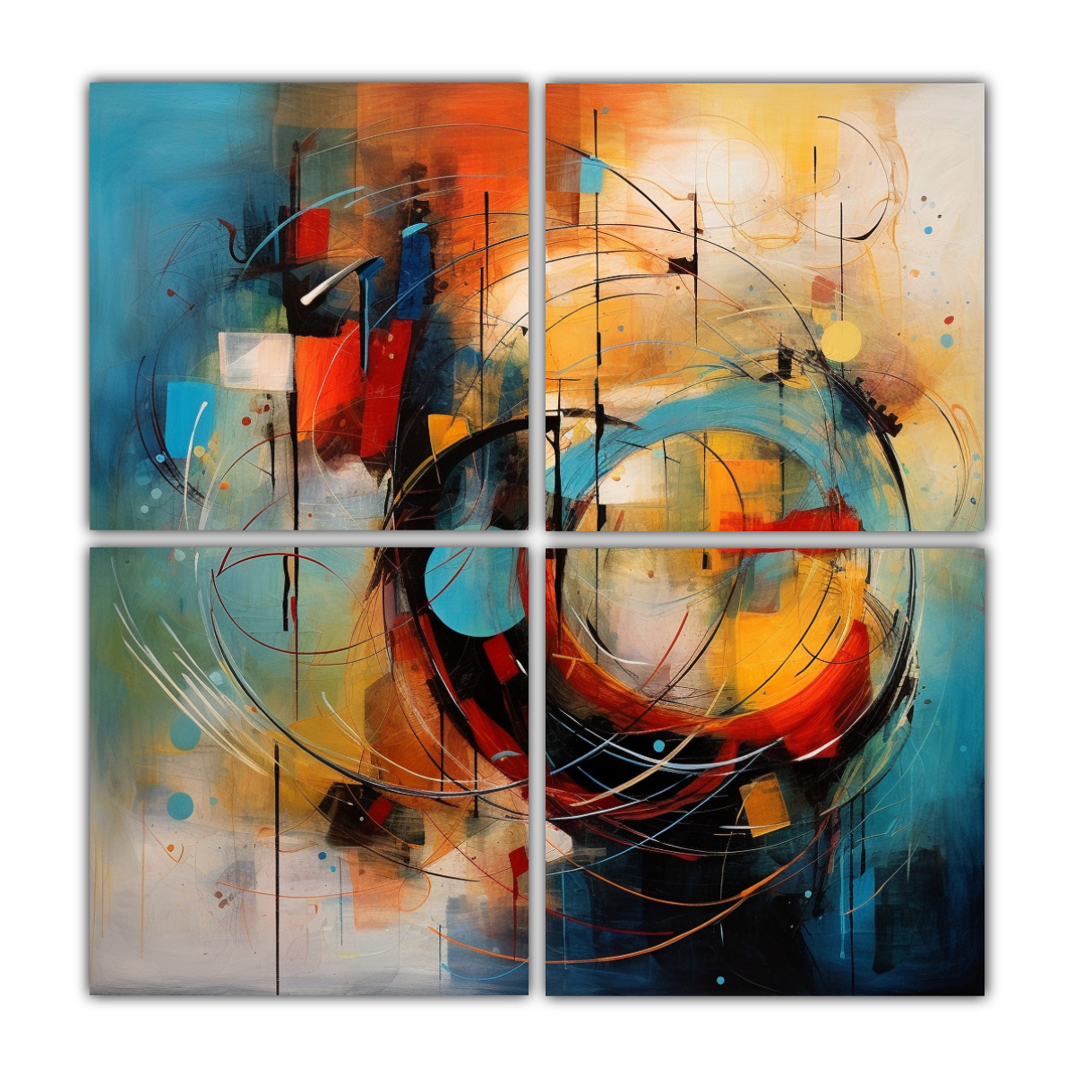 Cuadros Abstractos Riqueza Visual Arte Fino - ¡Decora Con Estilo Y Originalidad! - Decocuadros