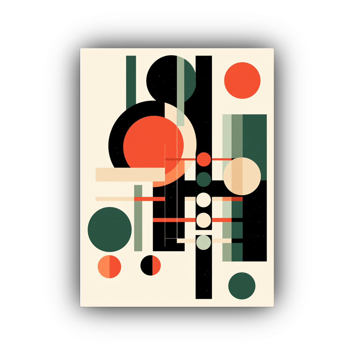Cuadros Decorativos Abstractos Con Formas Geométricas Minimalistas ...