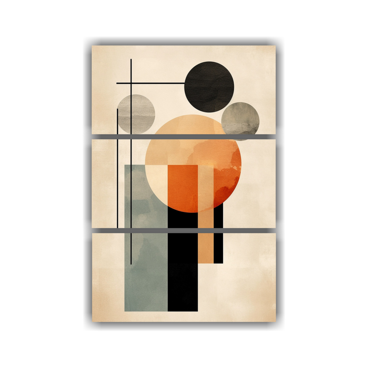 Cuadros Horizontales De Decoración Clásica Contemporánea Arte Abstracto Bohemio - Decocuadros