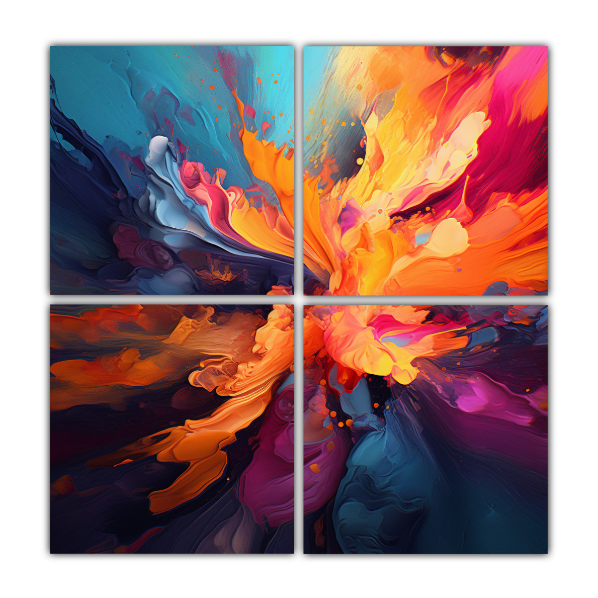 Cuadros Decorativos Abstractos 4k - Compra Online En DecoCuadros