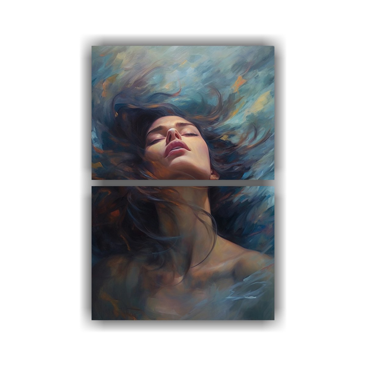 Díptico Perspectiva Emocional En Movimiento - Cuadros Decorativos De Alta Calidad - DecoCuadros