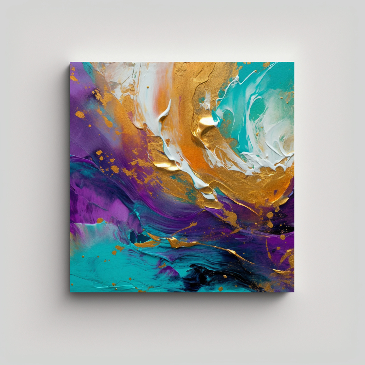 Lienzo De Tela Moderno - Pintura Abstracta | DecoCuadros