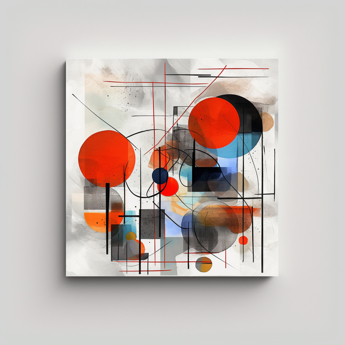 Lienzo Espectacular Hogar Deco - Arte Tradicional Y Contemporáneo En Una Obra De Arte Mixta ...