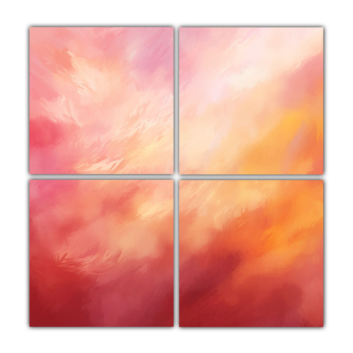 Lienzos De Tela Inspirador Equilibrio En Acuarela Difuminada: Colores ...