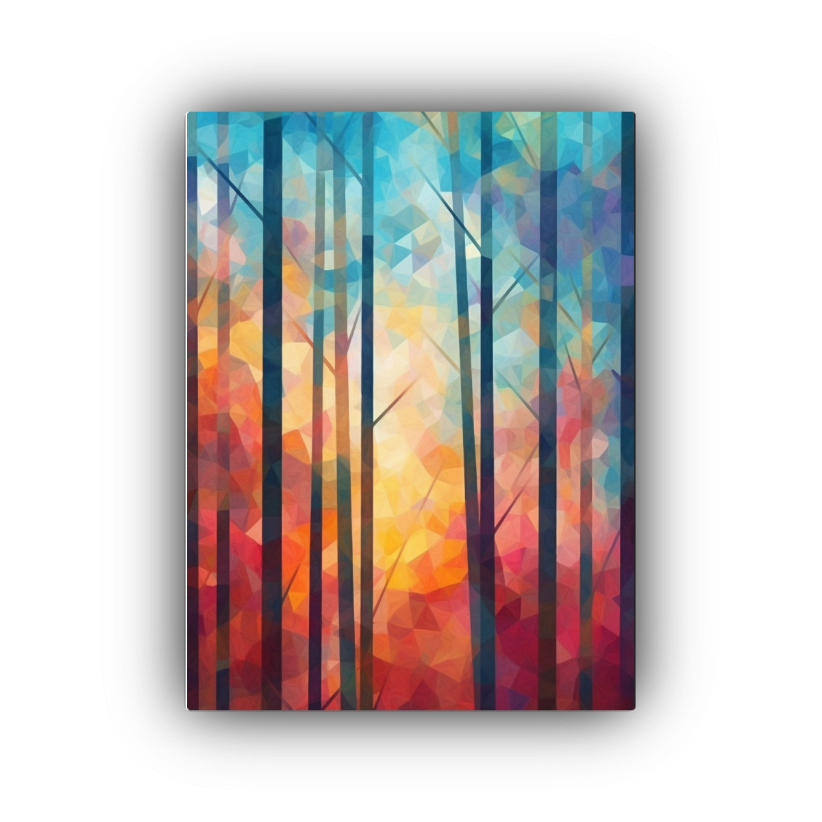 Obra Arte: 6 árboles Abstractos En Bastidor ¡Desata Tu Creatividad ...