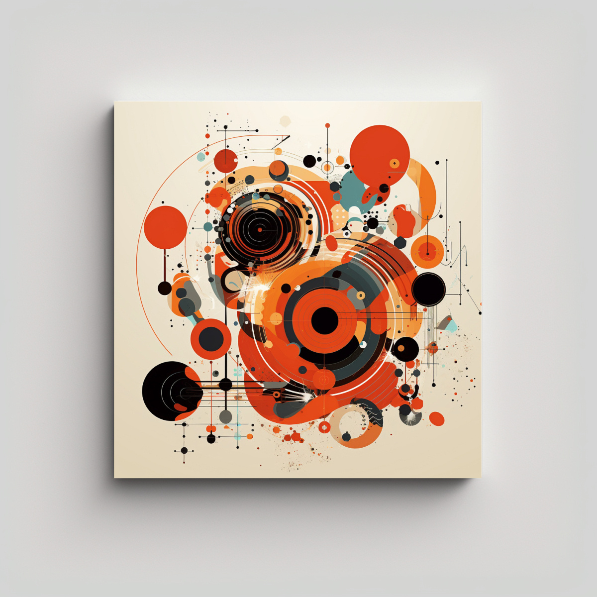 Cuadro Abstracto Moderno Lienzo Tela Abstracta Sensibilidad Artística - Decocuadros