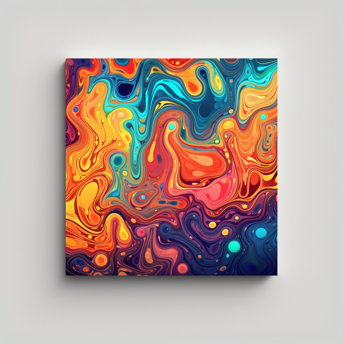 Cuadro Decorativo Con Colores Psicodélicos Para Un Ambiente Inspirador ...