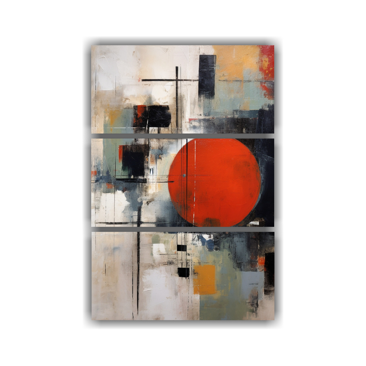 Cuadros Decorativos Abstractos Estilo Estilo óleo Suprematismo Intenso ...