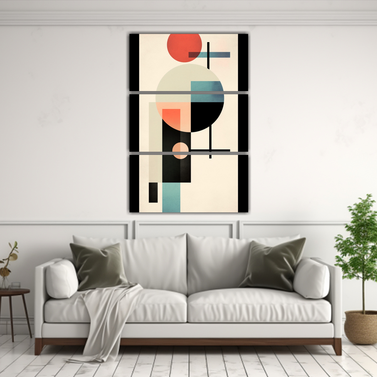 Cuadros Decorativos De Tres Telas En Bastidor Con Diseño Clásico Moderno Minimalista Y ...